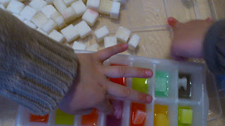 encenent la imaginació: Sucre de colors.