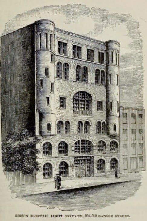 Philly & Stuff: Edison Electric Light - 904-910 Sansom Street ...