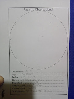 Dibujo Astronómico: Mu Scorpii