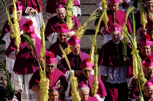 New Liturgical Movement: Sights from Palm Sunday from St. Peter's ...