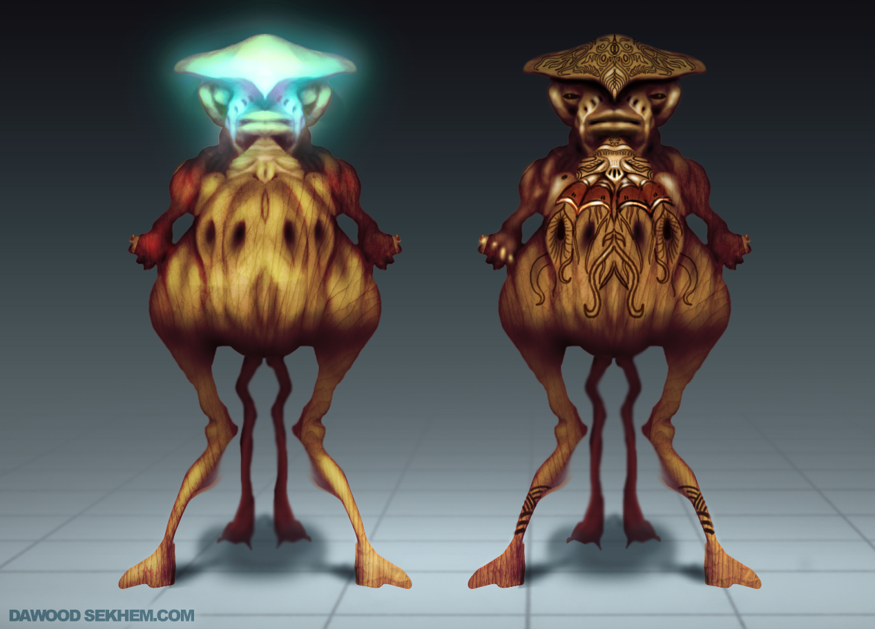 Dawood Marion Digital Art/ Conceptual Design: Alien Character Design