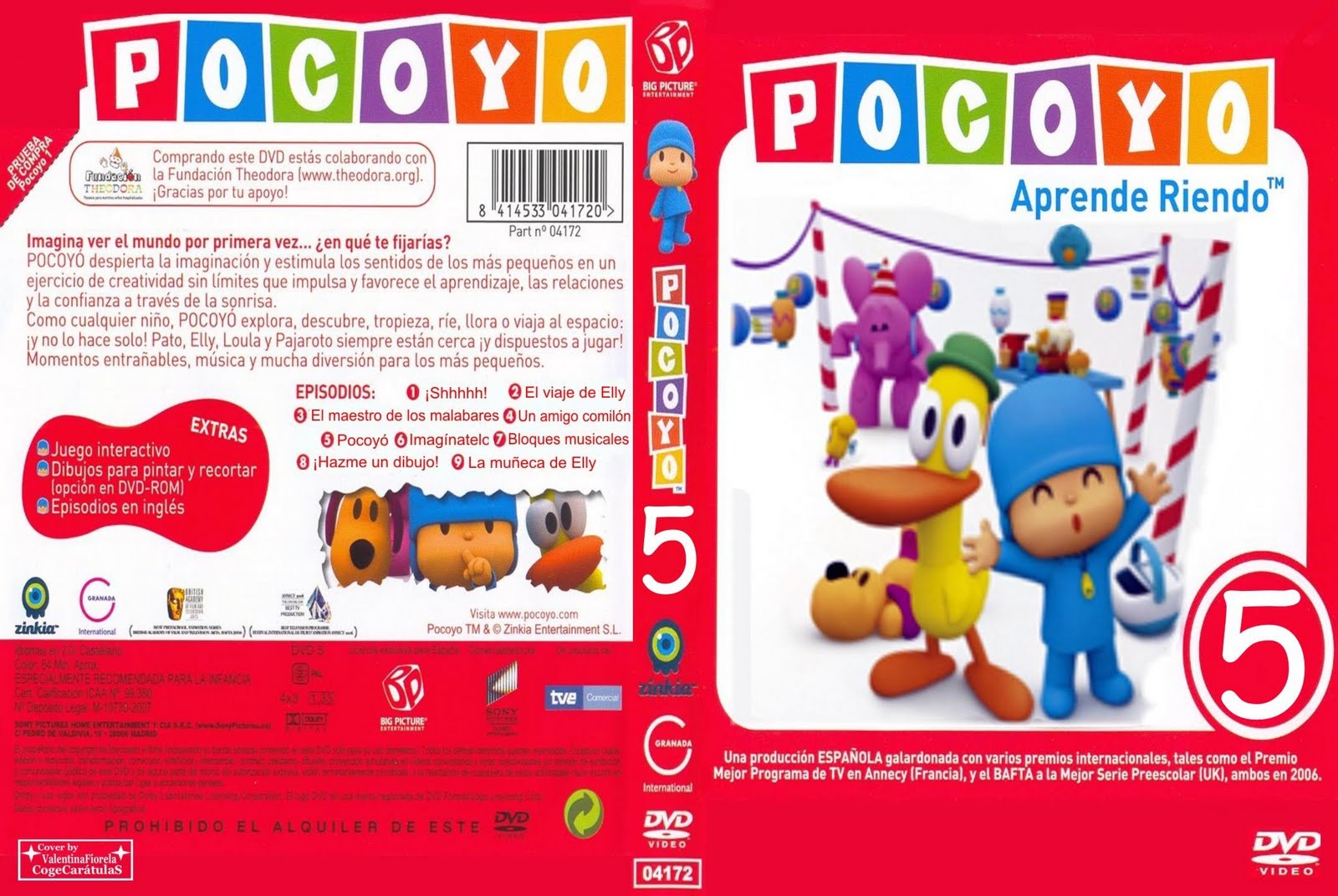 Pocoyo - Vol.01 ao Vol.06 | Covers Filmes Capas de Filmes