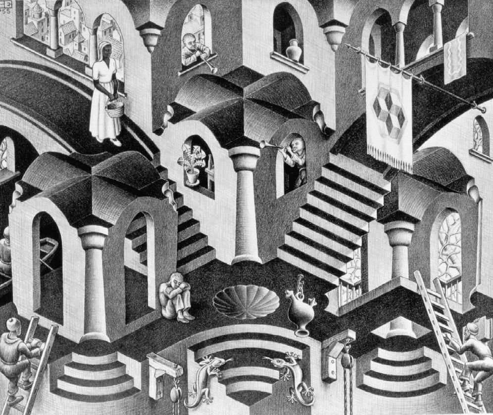 Uncanny Geometric Illusion Space: Maurits Cornelis Escher