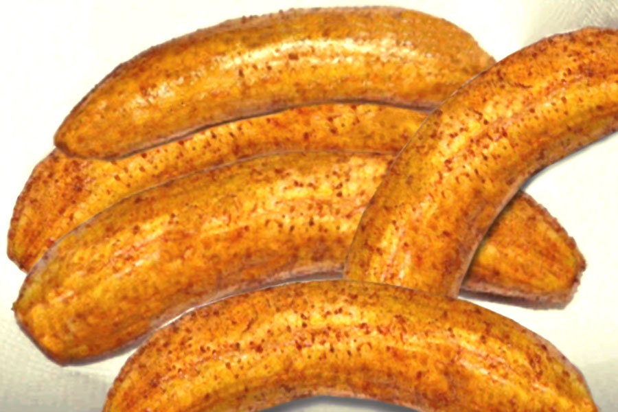 Cuisine de Mayotte: Bananes vertes frites