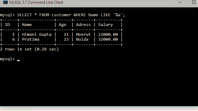Learn SQL : How to delete the data from the table, The select statement ...