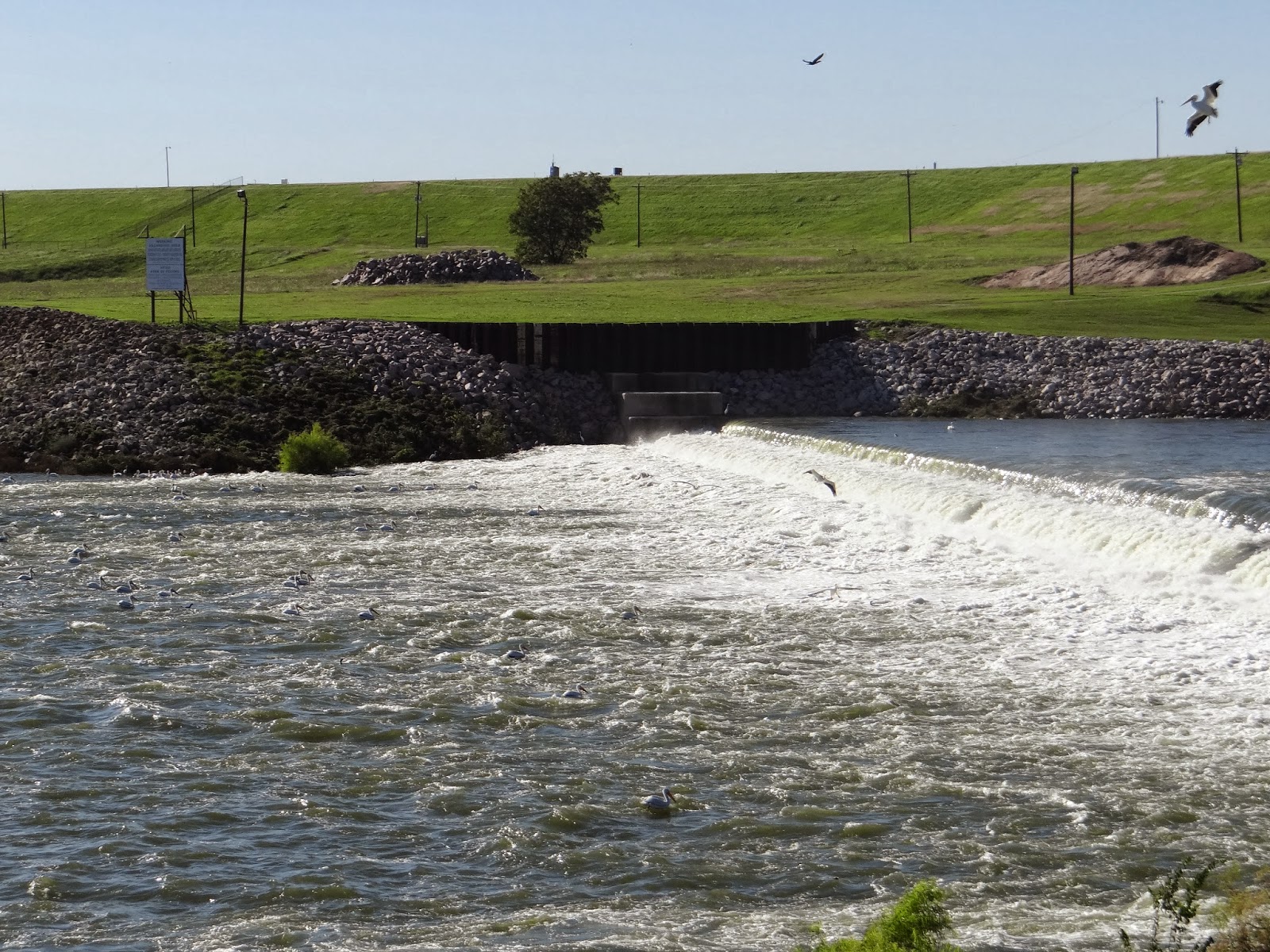 Walkabout With Wheels Blog: Livingston Lake Dam