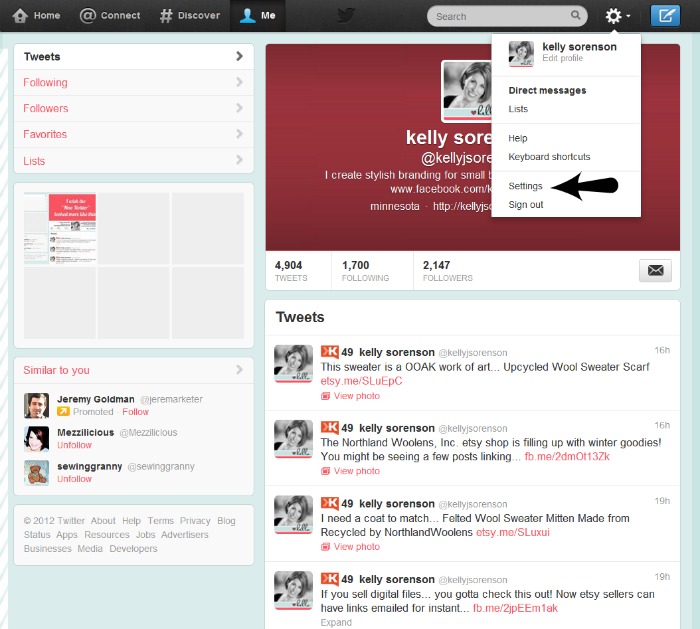 the geekery: Twitter's New Look