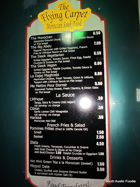 South Austin Foodie: The Flying Carpet: An Update