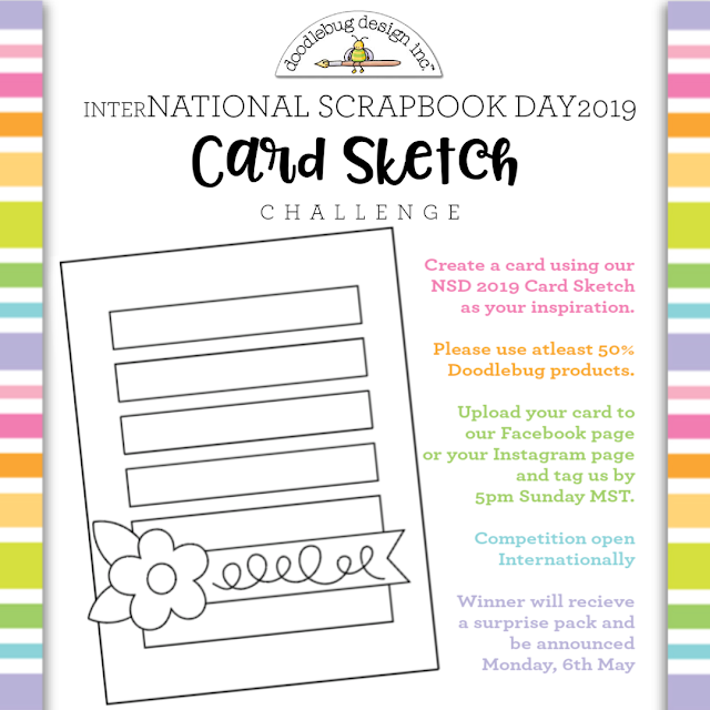 Doodlebug Design Inc Blog: NSD 2019 | Card Sketch Challenge with Melinda