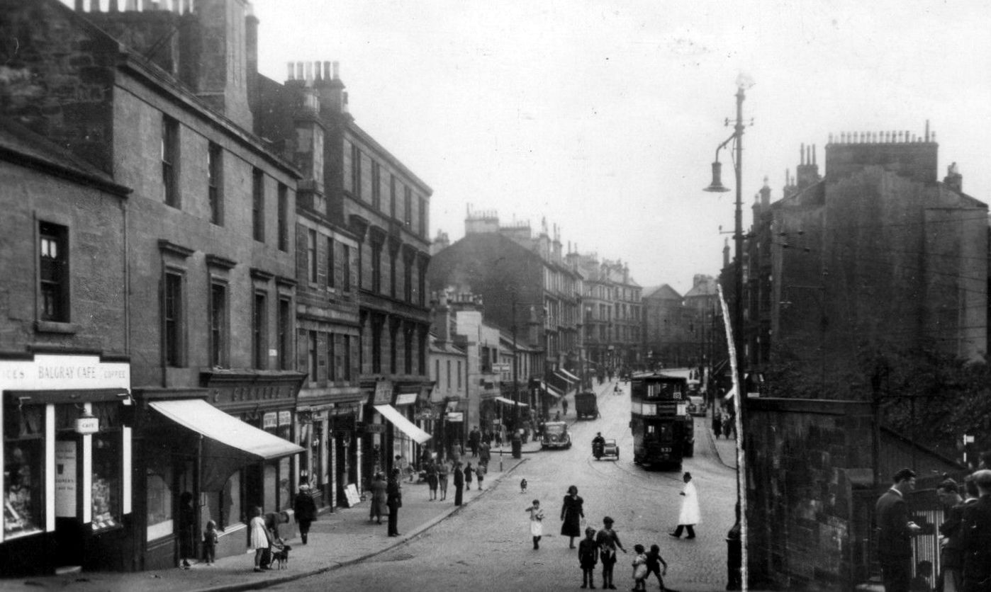 Tour Scotland: Old Photograph Balgray Hill Springburn Scotland