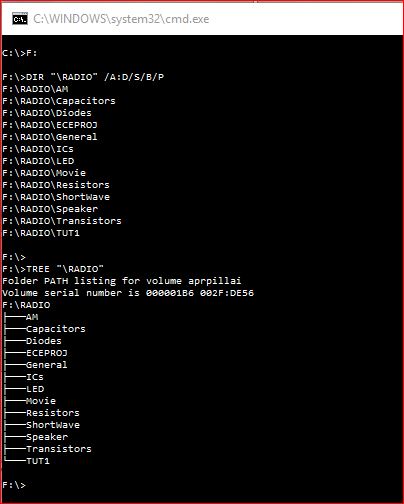 Dir Tree Dos Commands ~ Learn Ms Access Tips And Tricks
