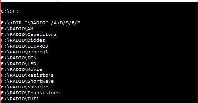 DIR TREE DOS COMMANDS ~ LEARN MS-ACCESS TIPS AND TRICKS