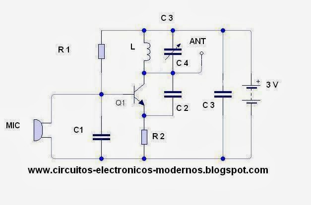 Circuitos Electronicos Modernos: Como construir un micrófono inalambrico