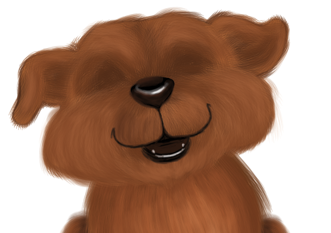 Izzy Bean: Tutorial 03: How to paint a furry cartoon dog in Adobe Photoshop