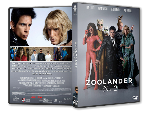 Cover Diago : Zoolander 2 DVD COVER
