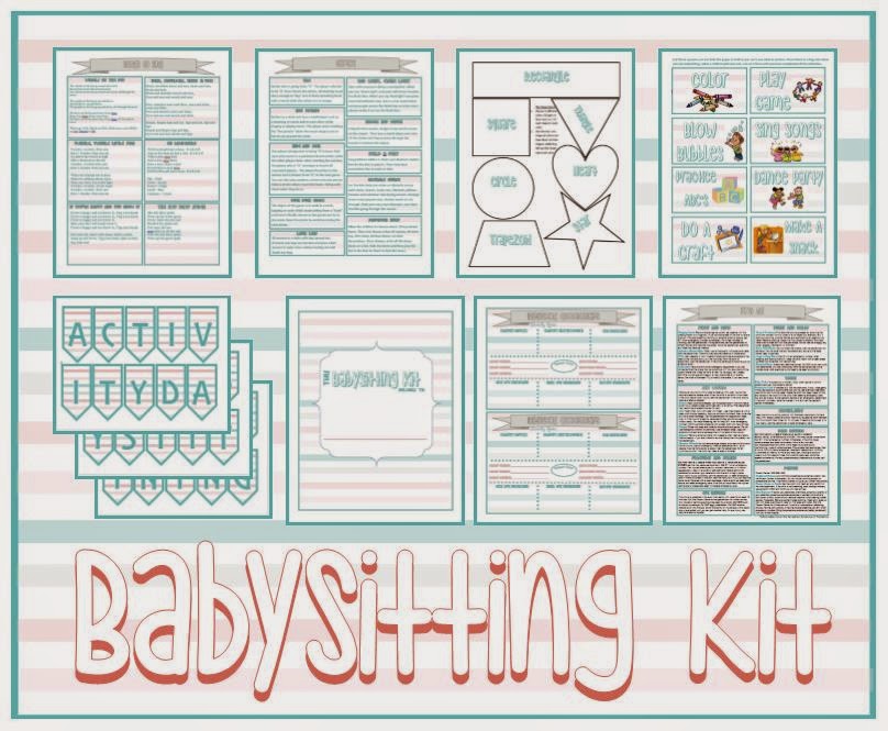 Primary Activity Ideas: Babysitting Kit - Babysitting for Beginners ...