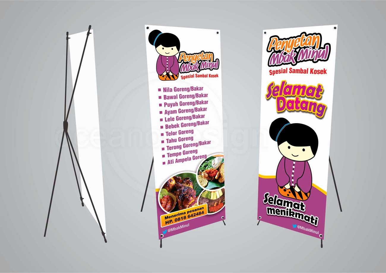 x banner mbak minul - Jasa Desain Grafis Jogja