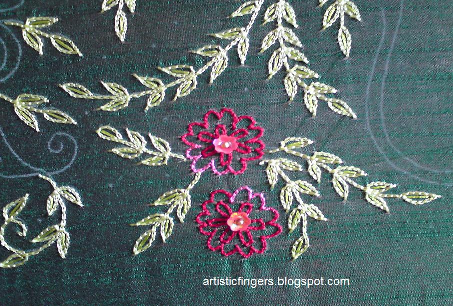 artisticfingers: Aari embroidery - part 6