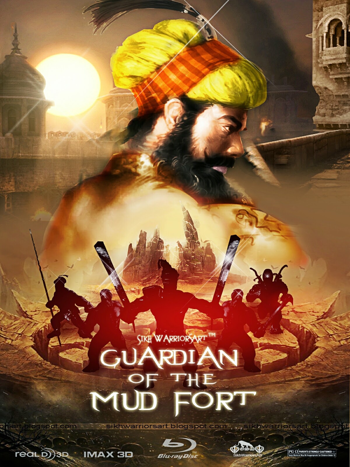 Sikh Warriors: Guardian of the Mud Fort or Chamkaur 3D