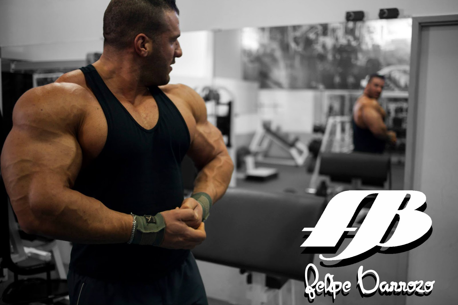 Muscle Lover: Brazilian bodybuilder Felipe Barrozo