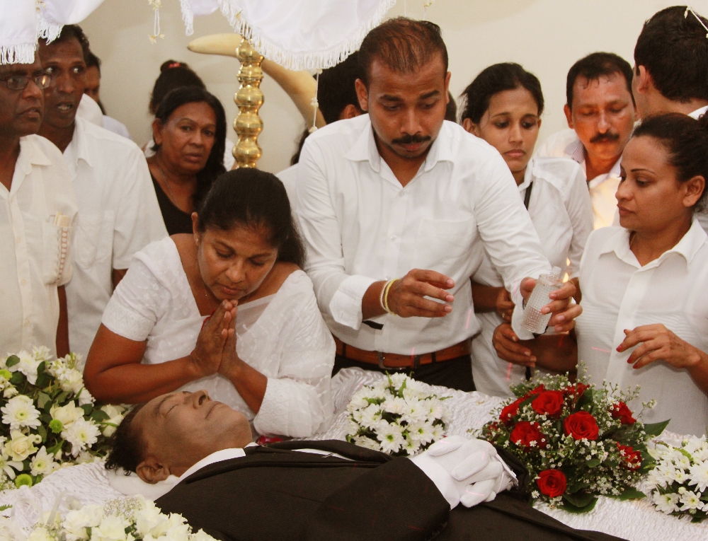 Vijaya Nandasiri Funeral Ceremony