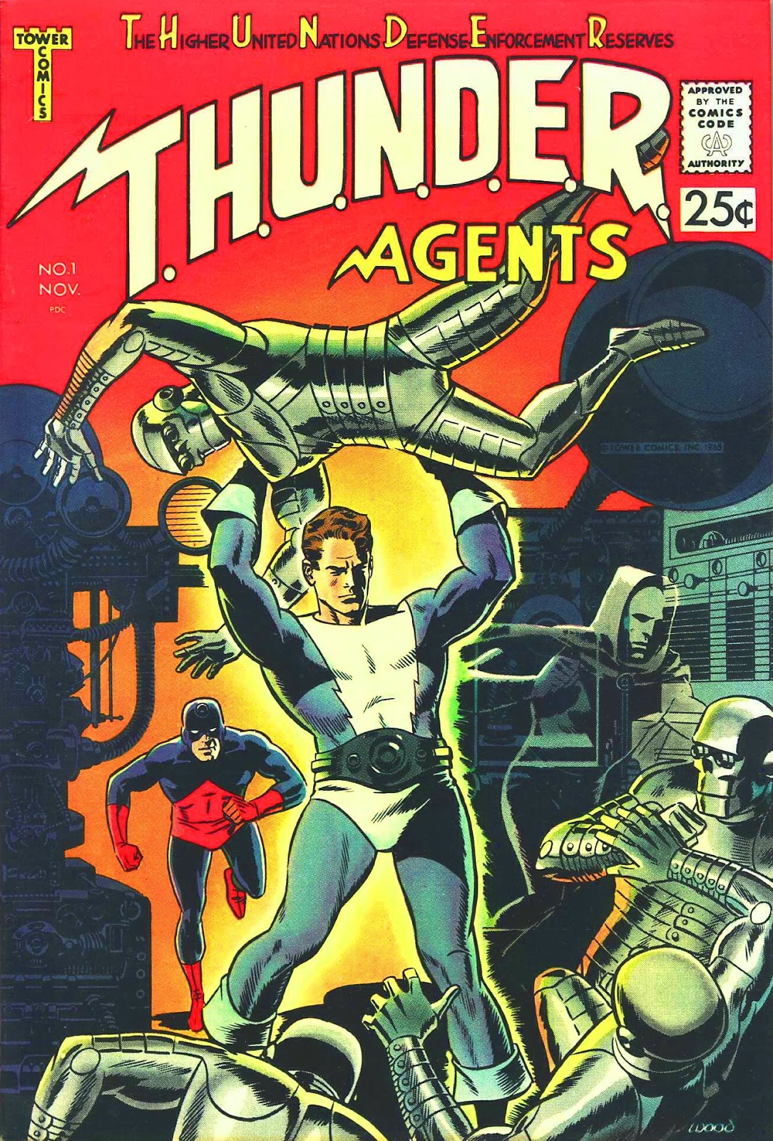Cap'n's Comics: Thunder Agents #1 Cover by Wally Wood