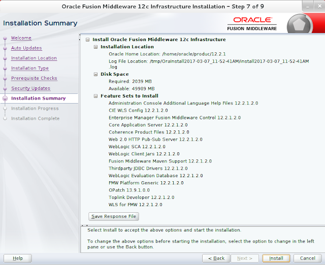 Installing Oracle Fusion Middleware 12.2 on Linux 6, Linux 7 and Windows | OracleNext - Solution ...