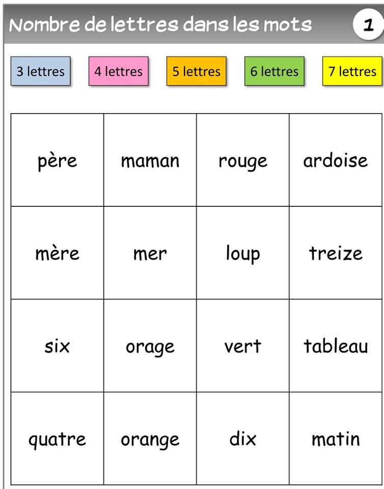jeu pour les élèves de la 3AP.