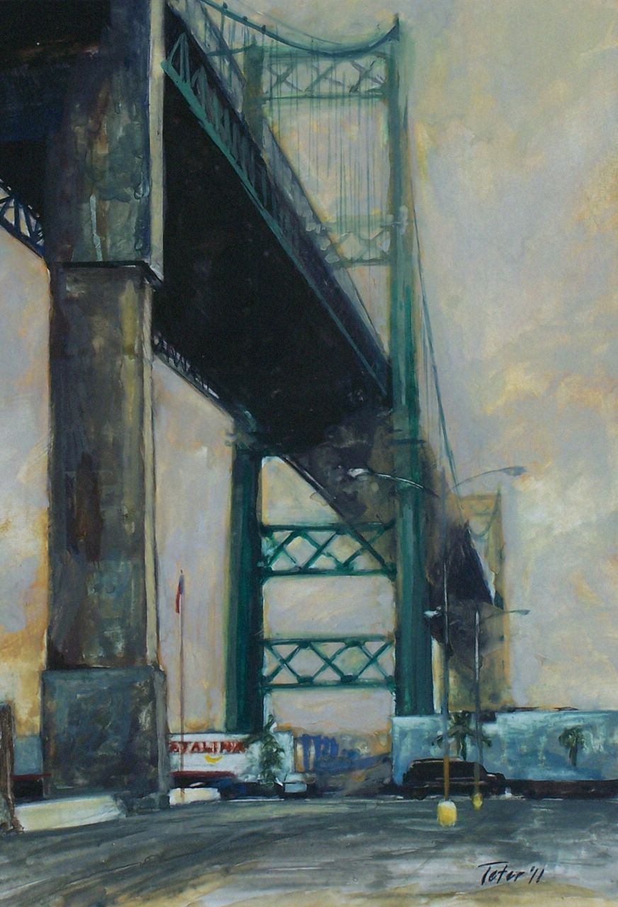 Avid Art: Problem Solving- "Vincent Thomas Bridge #4"