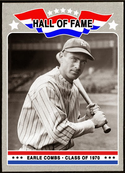 WHEN TOPPS HAD (BASE)BALLS!: HALL OF FAME #2: EARLE COMBS: CLASS OF 1970
