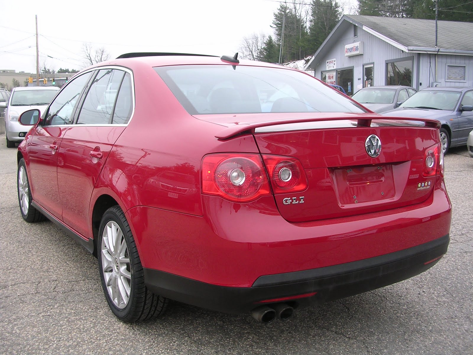 Earthy Cars Blog: EARTHY CAR OF THE WEEK: 2006 Red Volkswagen Jetta GLI