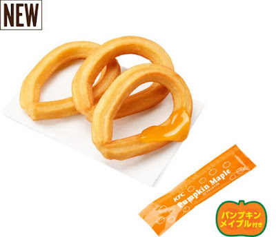 KFC Japan Debuts New Ring Churros with Pumpkin Maple Sauce