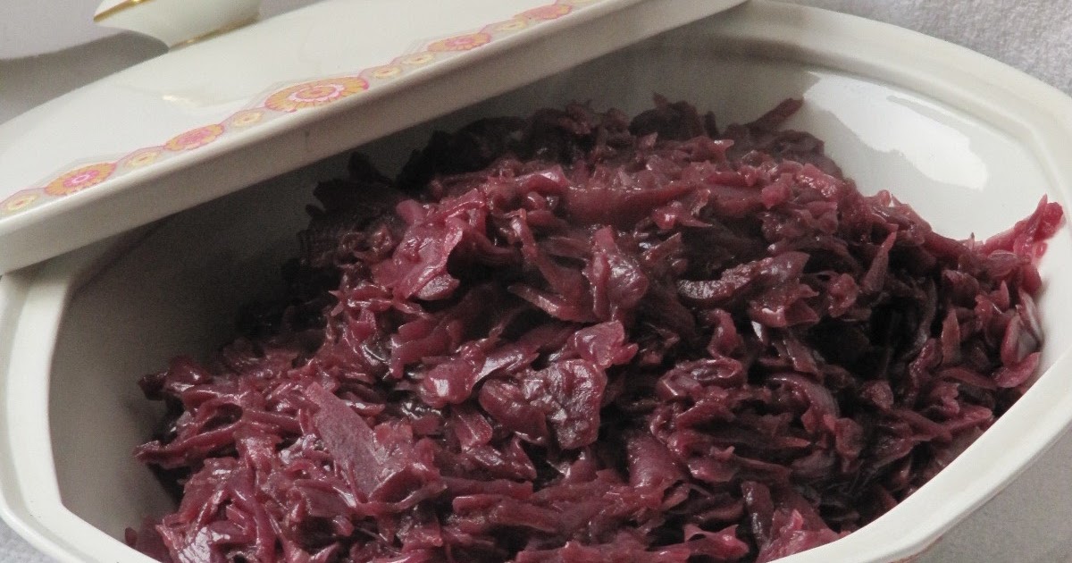 La cuisine d'ici et d'ISCA: Chou rouge à la lilloise