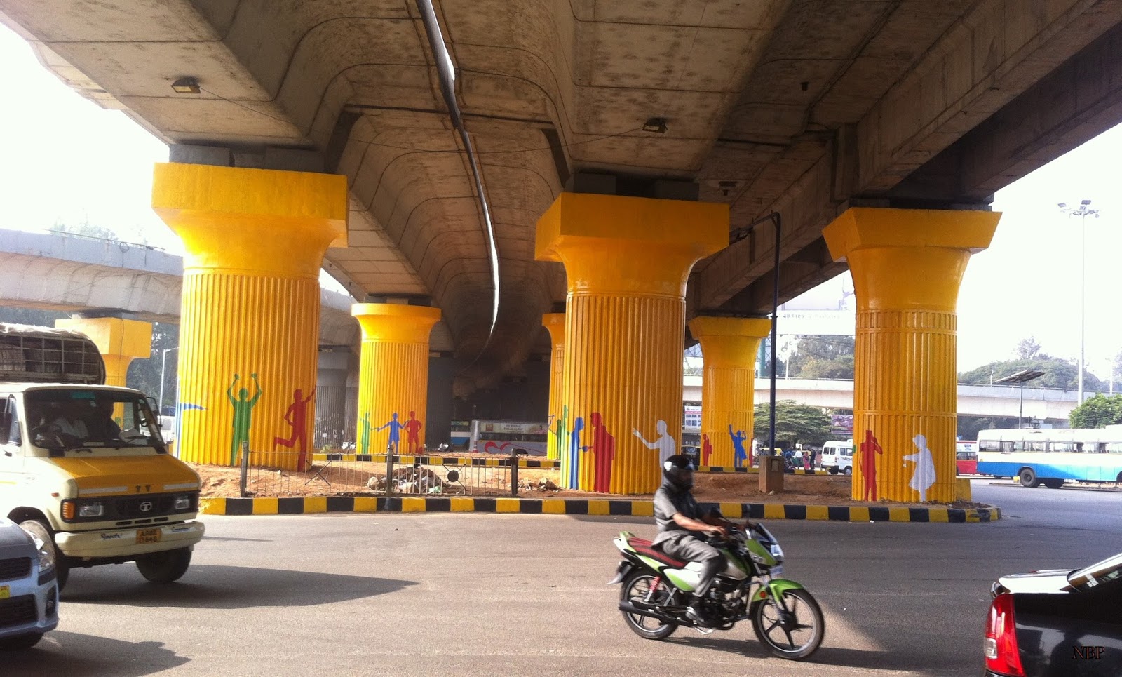 R-Day Makeover for Jaaga under Hebbal flyover