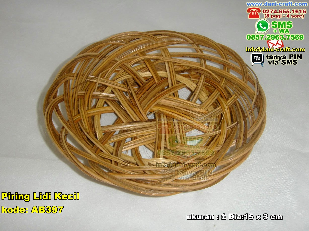 Piring Lidi Kecil Anyaman | Souvenir Pernikahan