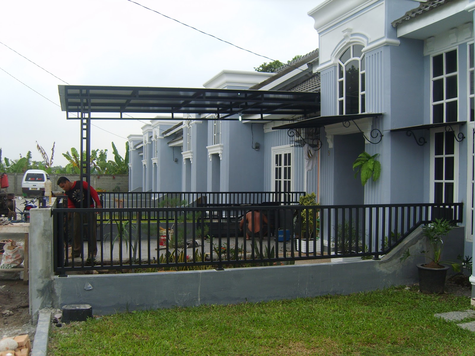 BENGKEL LAS PERMATA ABADI MEDAN: PAGAR PERUMAHAN MINIMALIS