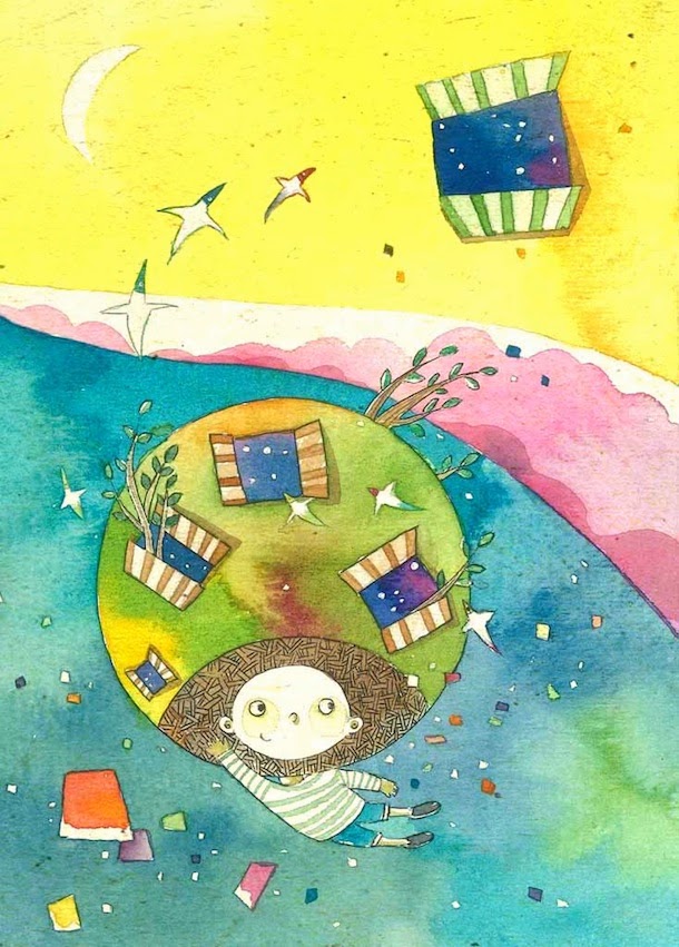 Pinzellades al món: Les il·lustracions de Xiao Ci Wei: xiquets plens d ...