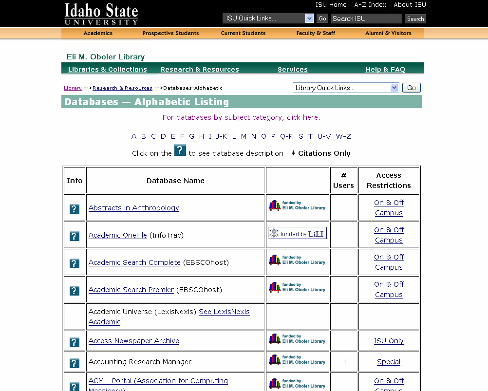 Information Literacy at ISU: Information Literacy Display