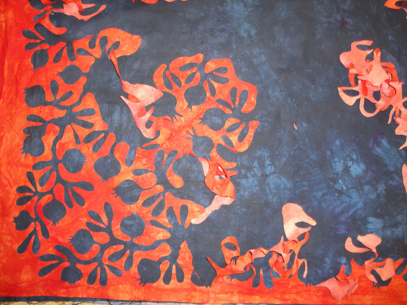 Musings of a textile itinerant: Another Pomegranate Tifaifai