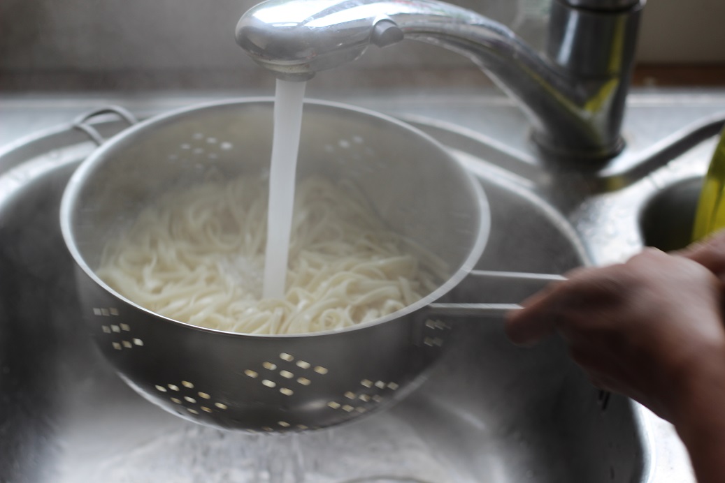 RUCHI: Chinese style Noodles with Veg and eggs