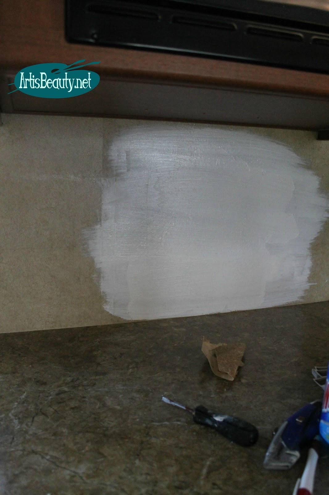 ART IS BEAUTY: Easy BackSplash Makeover using SMART TILES