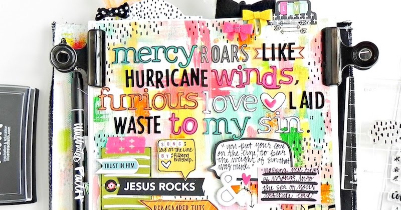 Bible Journaling- A Song Journal entry. | kichenkart