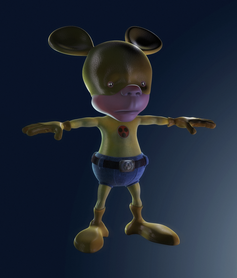 Work in progress: WIP Rat Man 3d