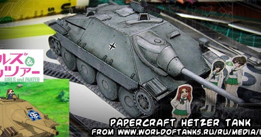 Ninjatoes' papercraft weblog: Papercraft World of Tanks / Girls und ...