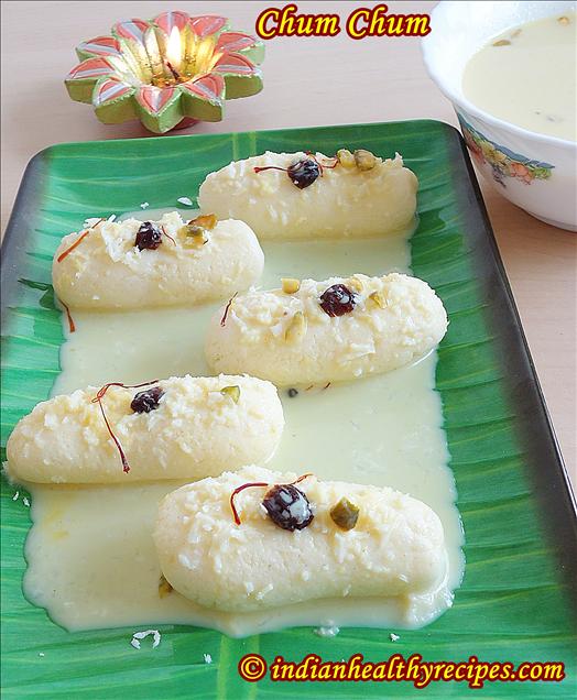 chum chum recipe | bengali sweet recipe