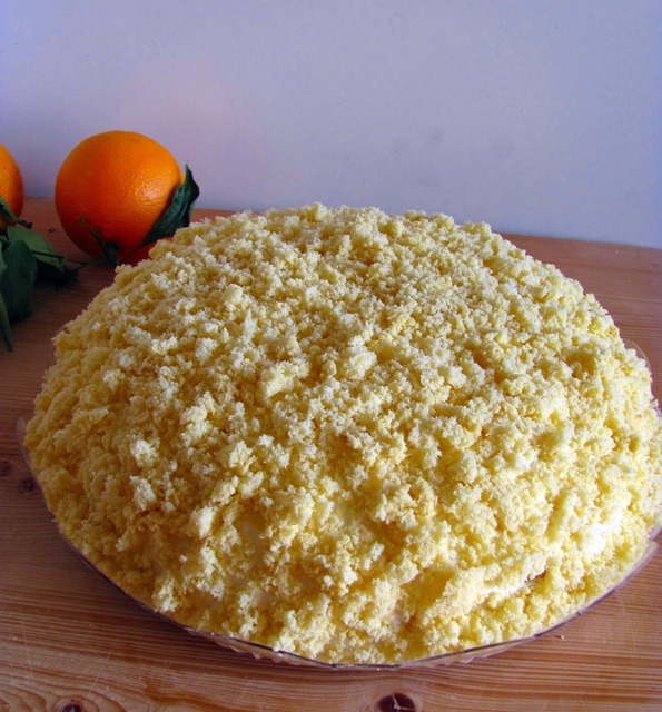 kuchnia pod wulkanem: Torta Mimosa - Tort Mimoza