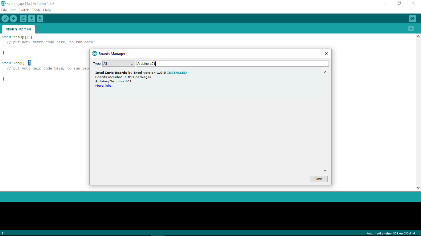 Arduino-er: Install Arduino/Genuino 101 to Arduino Software and run ... Arduino-er: Install Arduino/Genuino 101 to Arduino Software and run ...
