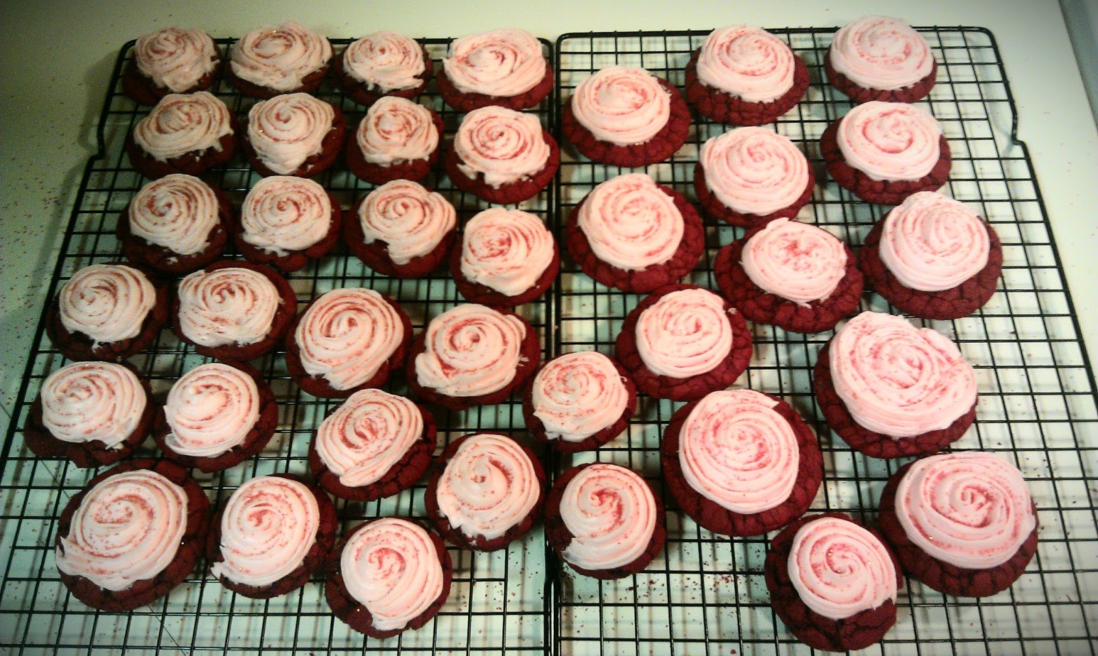 Red Velvet Cake Cookies - Confectionery Canary