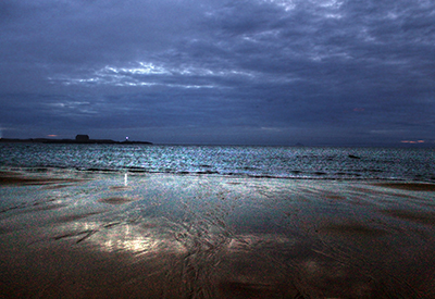 Overcast... but dry and mild, with a brisk Westerly breeze .....