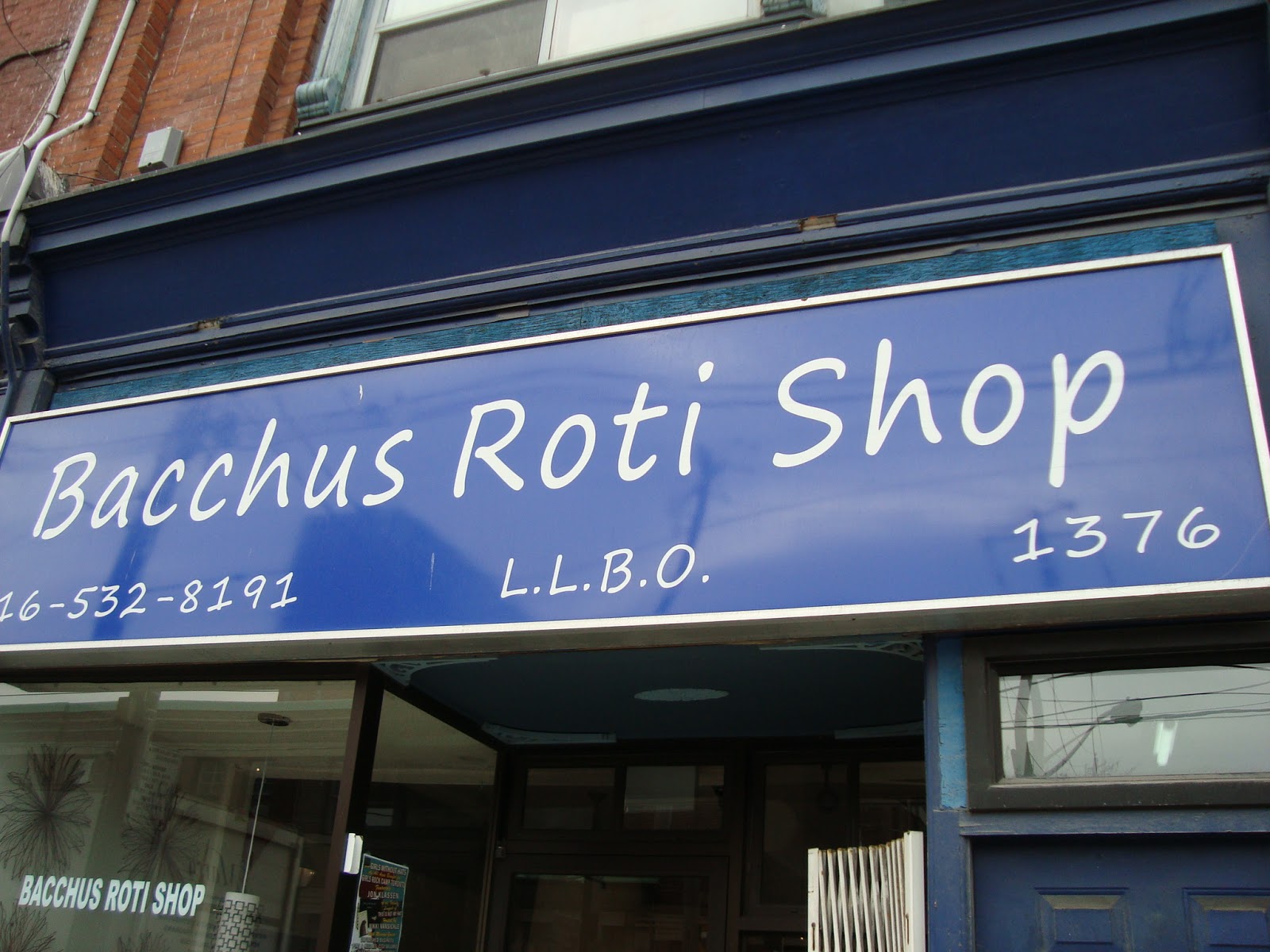 food in the 416: Bacchus Roti